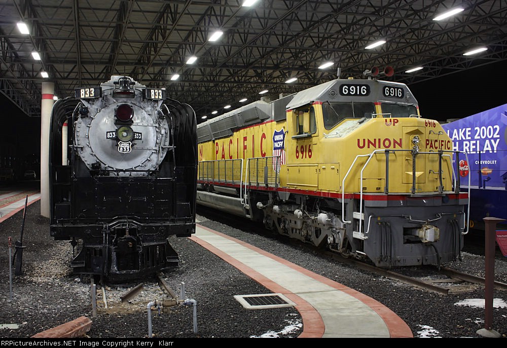 UP 833 & UP 6916 at the Utah State Railroad Museum